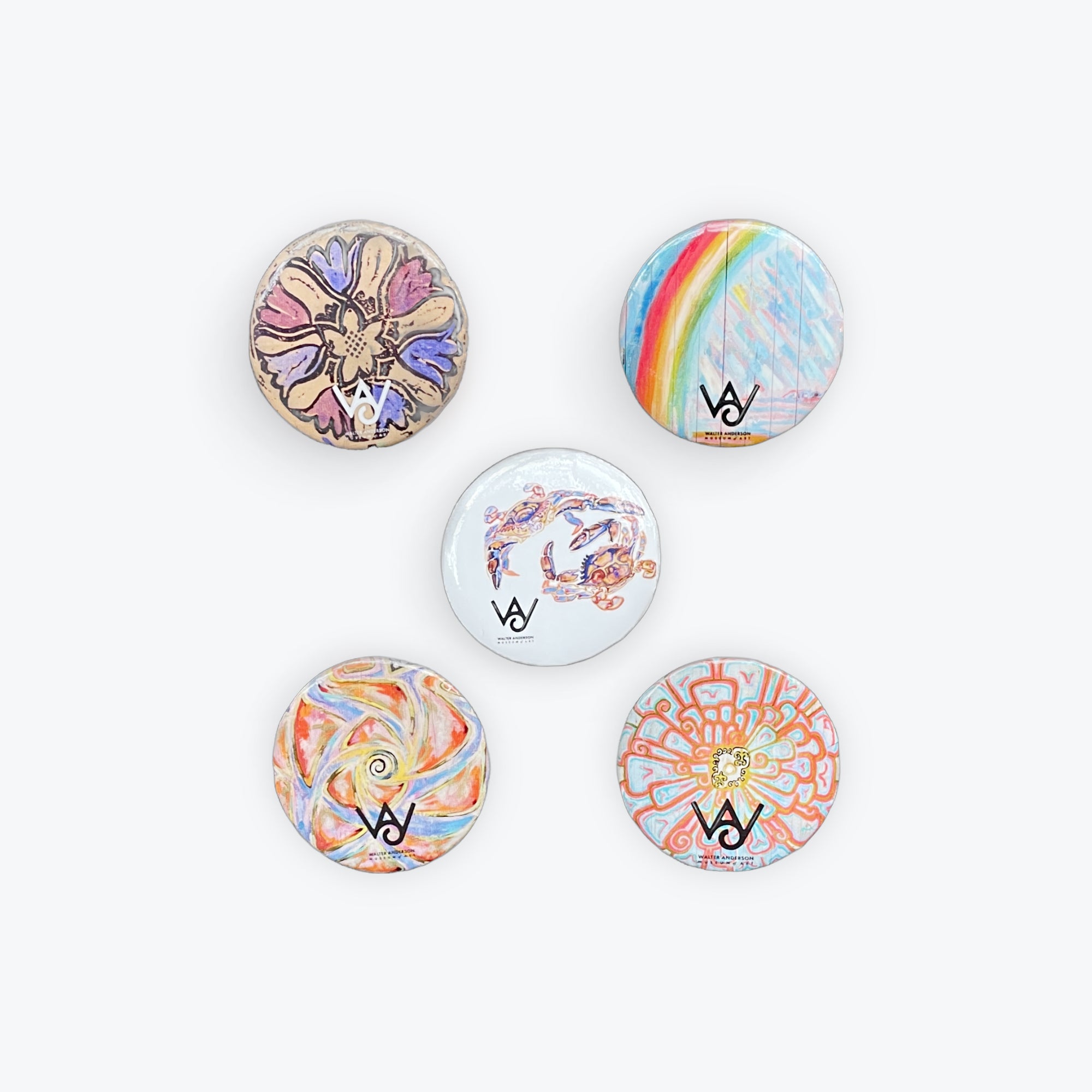 WAMA Pins / Buttons | Walter Anderson Museum of Art